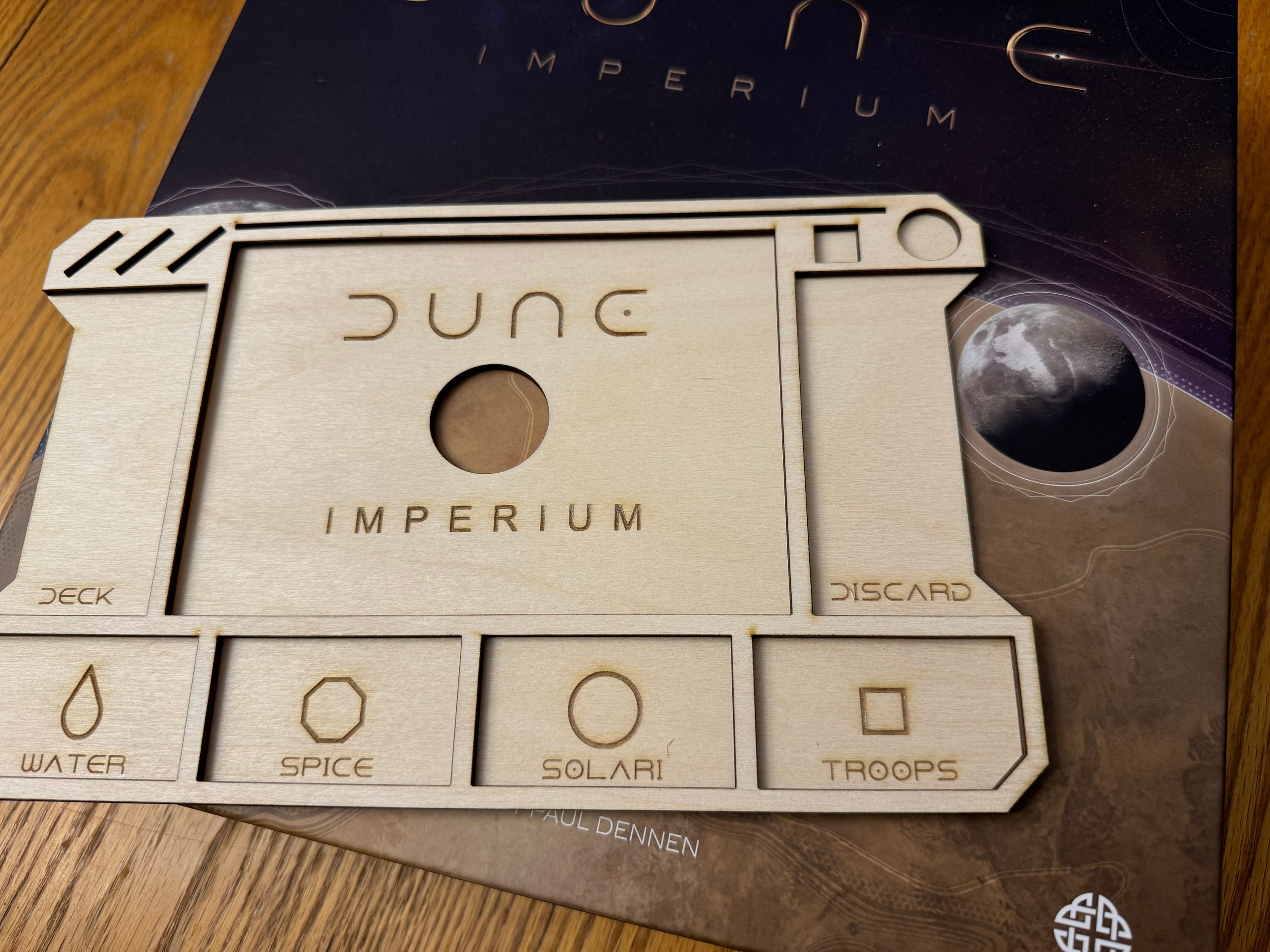 Dune Imperium Boardgame Player's Board, Dune Laser Cut Player Board ...