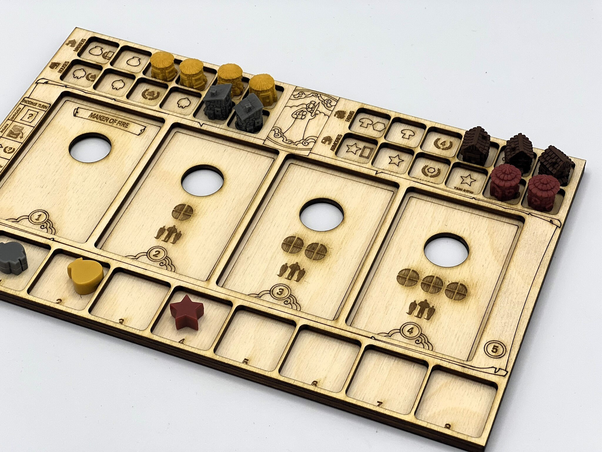 Tapestry Boardgame Player's Board, Tapestry Laser Cut Player Board ...