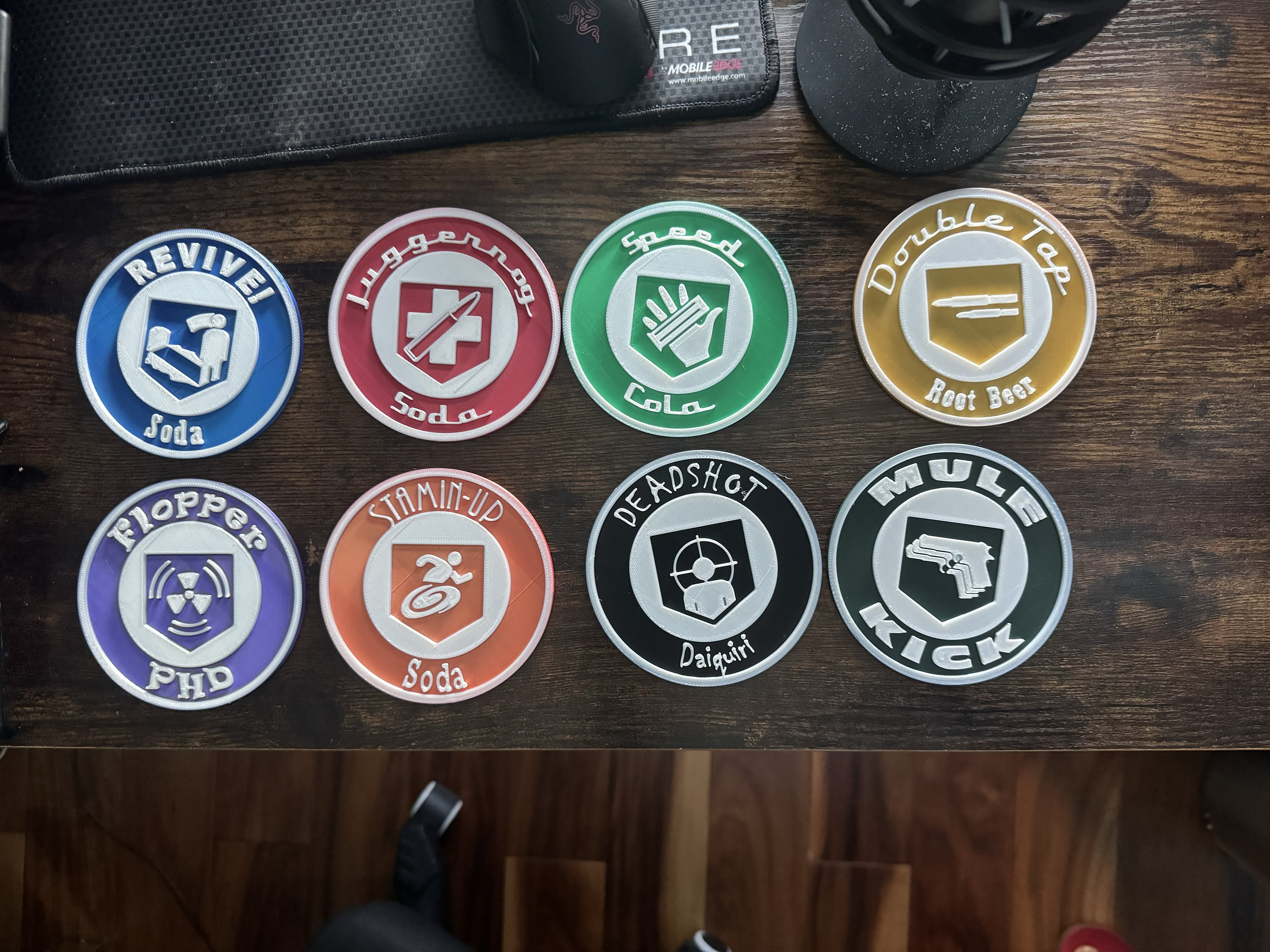 Call of Duty Zombies Perk Coasters. - Etsy