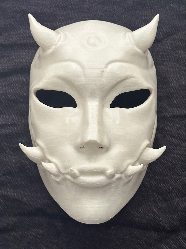 Oni Mask, Japanese Inspired, Original Design - Etsy