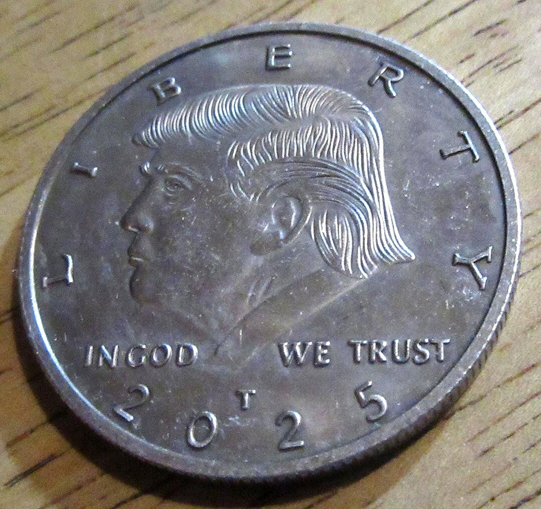 2025 47th President Donald J. Trump Coin - U.S. Morgan Dollar Style ...