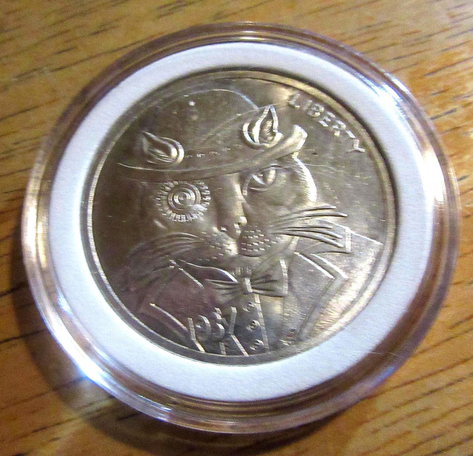 1937 Cool Liberty Cat - U.S. Morgan Dollar Style Coin - Hobo Nickel ...