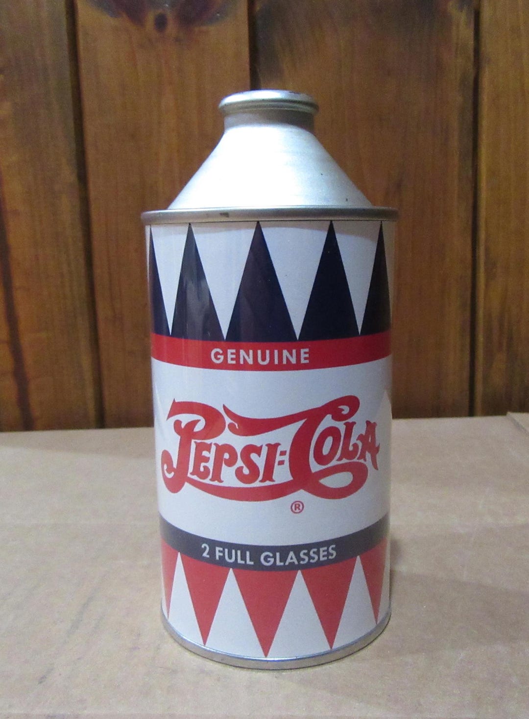 1950 Second Made Pepsi Cola Can NOVELTY / REPLICA Cone Top Soda Can ...