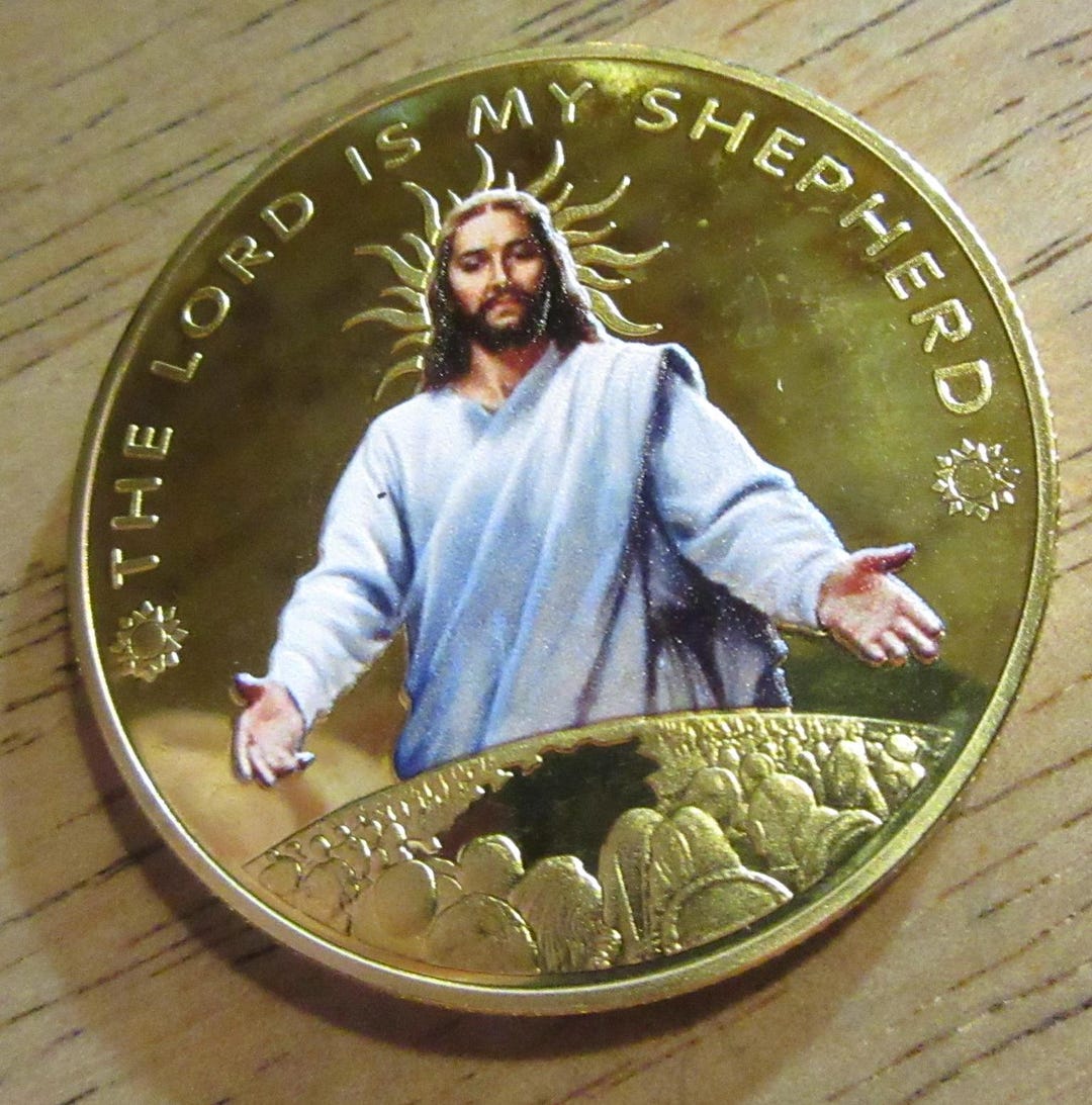 Handcrafted - the Lord is My Shepherd Jesus - God Loves the World - God ...