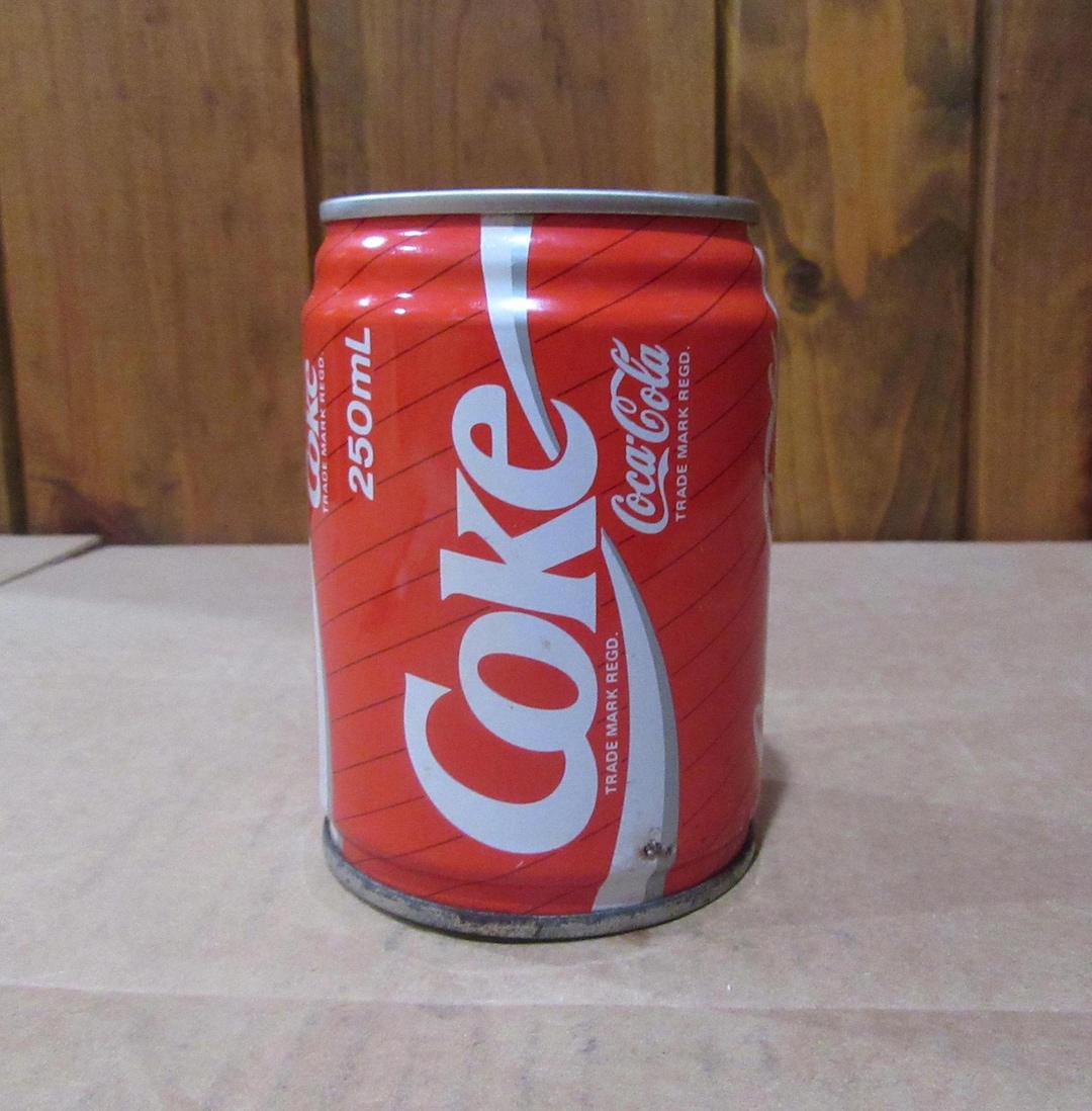 1980's Australia's Coca-cola Coke Soda 250ml Crimped Steel Lift Stay ...