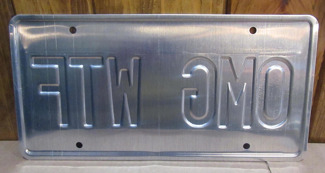 Alaska Gold Rush Centennial License Plate - Craft State Auto Tag - Etsy