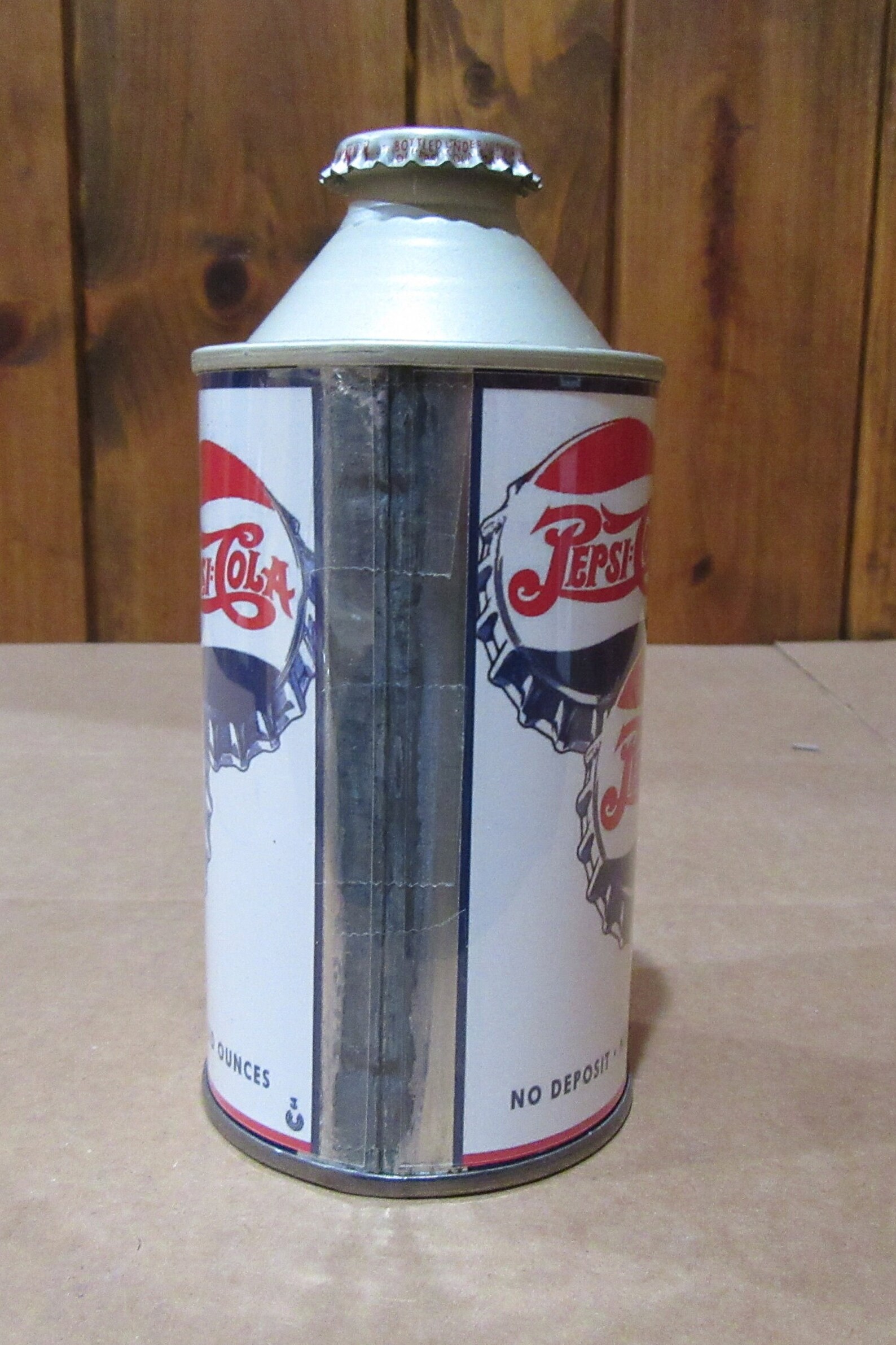 1948 First Made Pepsi Cola Can With the Cap NOVELTY / REPLICA Cone Top ...
