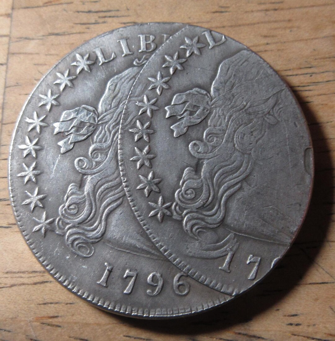 1796 Error Double Strike U.S. Dollar Style Coin - Hobo Nickel Coin - 2 ...