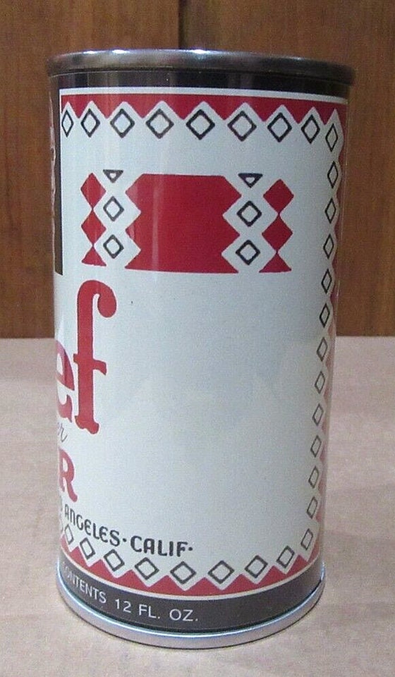 1940's Chief Pilsner Beer 12 FL OZ Straight Steel Beer Can Bottom ...