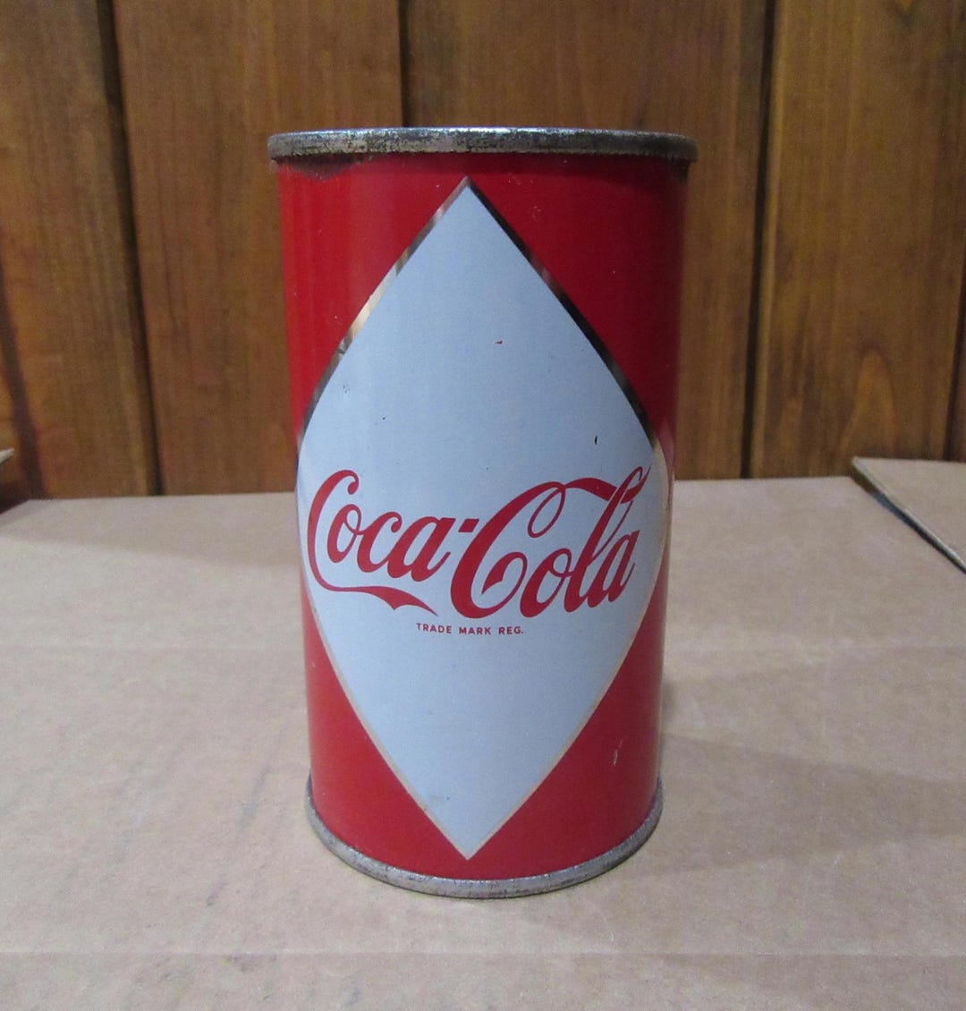 Canada's 1st Made 1959 Coke Coca-cola Large Diamond Pattern Soda Can ...