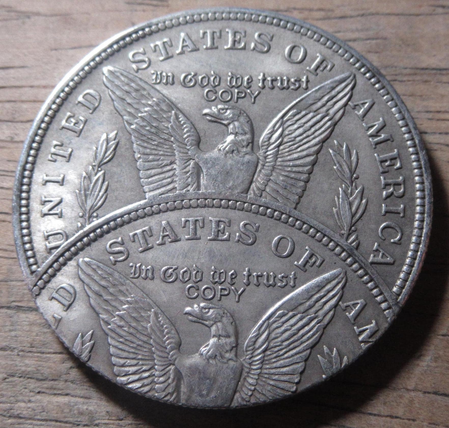 Hobo Nickel Coin: Double Strike Morgan Dollar Style, 2-face & 2-eagle ...