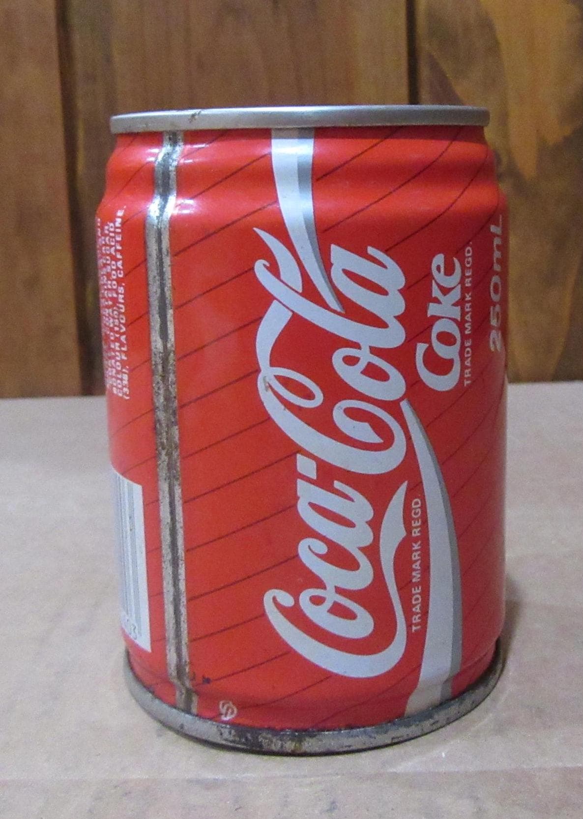 1980's Australia's Coca-cola Coke Soda 250ml Crimped Steel Lift Stay ...