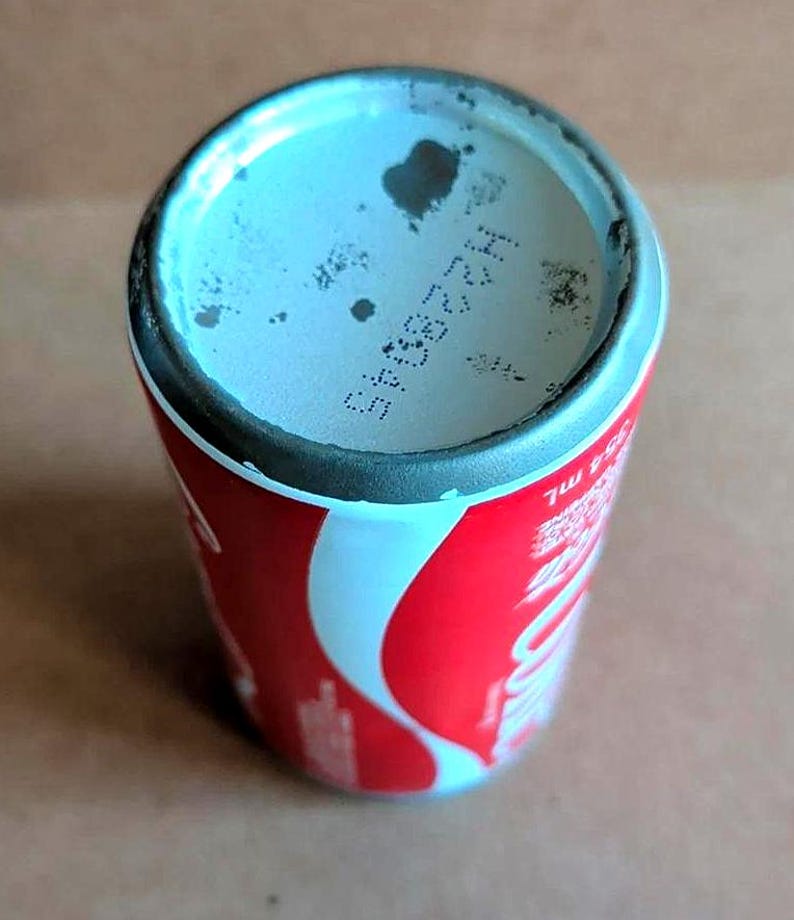 1960's Coke Coca-cola Flat Top Soda Can, Vintage Soda Collectible Hard ...