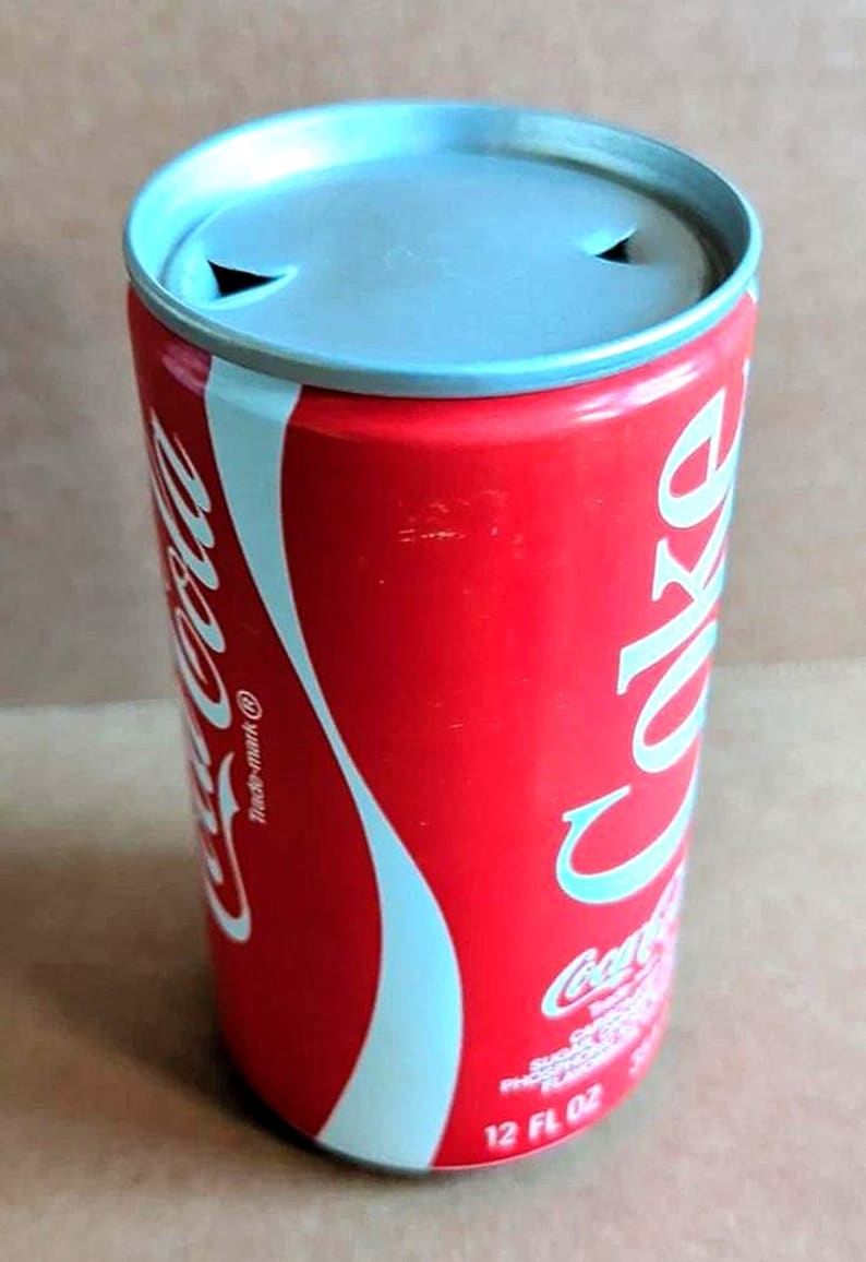 1960's Coke Coca-cola Flat Top Soda Can, Vintage Soda Collectible Hard ...