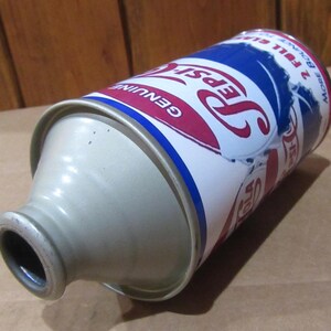 1948 First Made Pepsi Cola Can NOVELTY / REPLICA Cone Top Soda Can ...