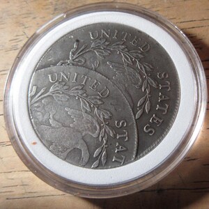 1796 Error Double Strike U.S. Dollar Style Coin - Hobo Nickel Coin - 2 ...