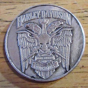 3 Different Harley Davidson Motorcycle Biker Coins for One Price - US ...