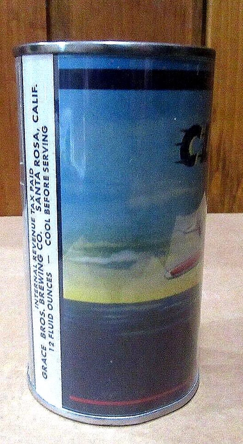 Clipper Pale Beer Can Replica – 1930's Novelty Steel Can With Keeper - Etsy