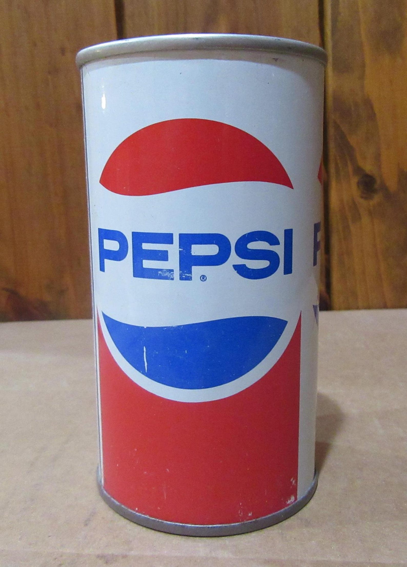 1970's Pepsi-cola Pepsi Soda 12 OZ Straight Steel Pull Tab Soda Can Top ...