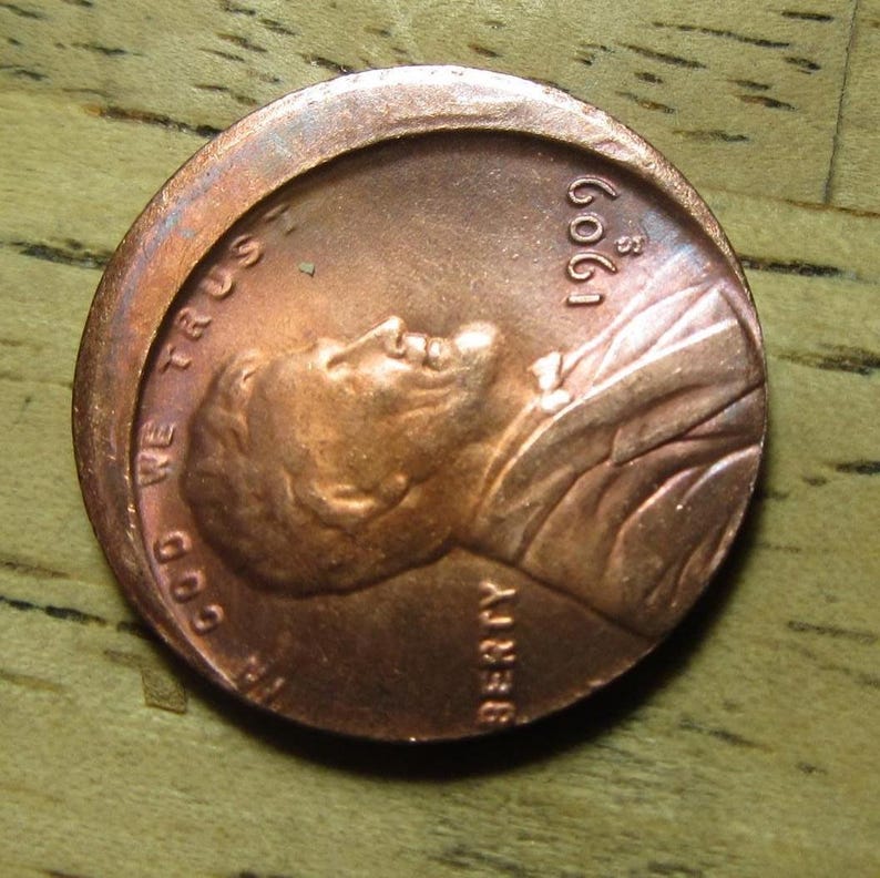 1909 S VDB Lincoln Penny Style Hobo Nickel Coin - Error Replica - Etsy