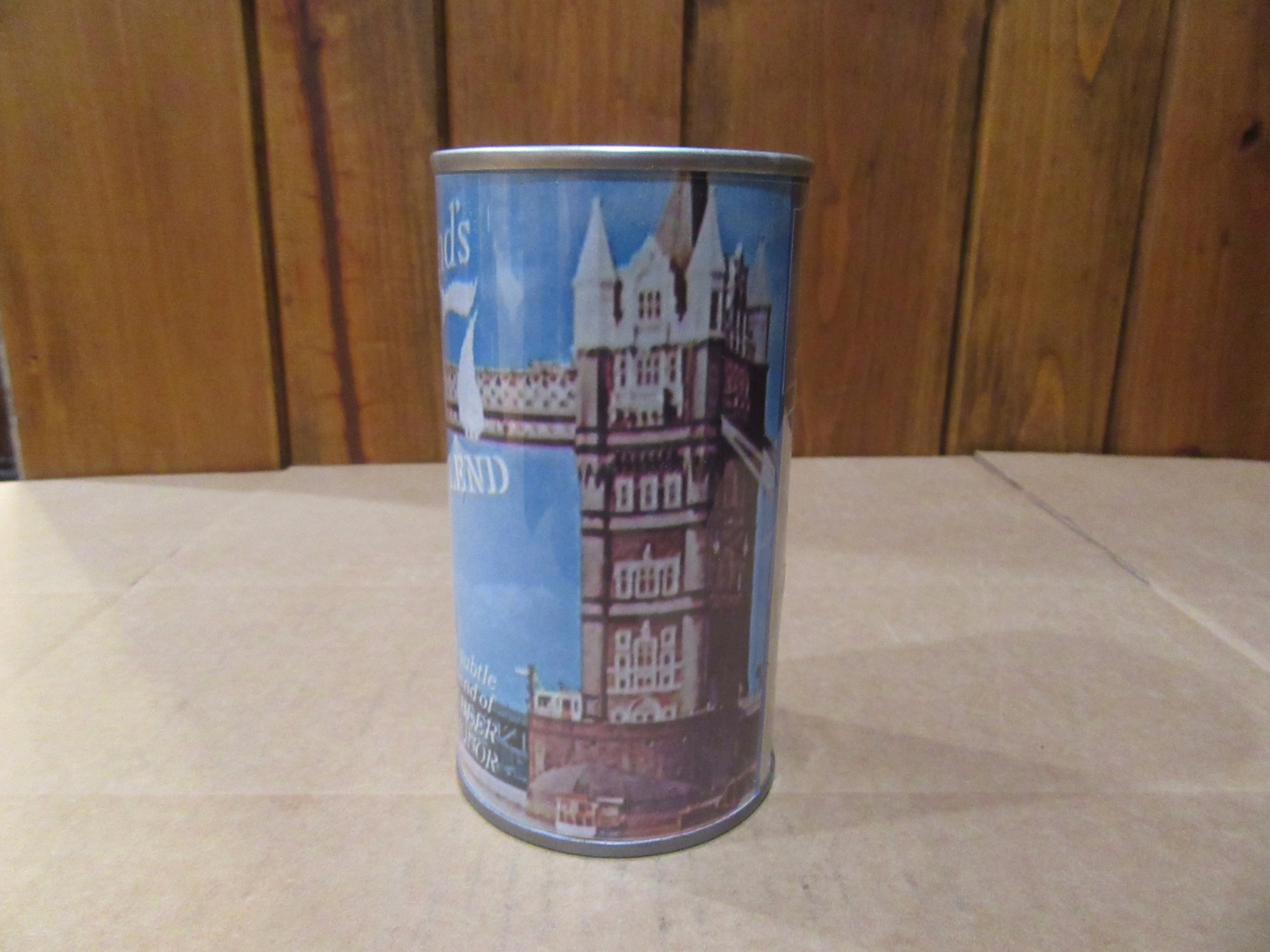 1969 James Bond 007 Beer 12 FL OZ Straight Steel Beer Can Bottom Opened ...