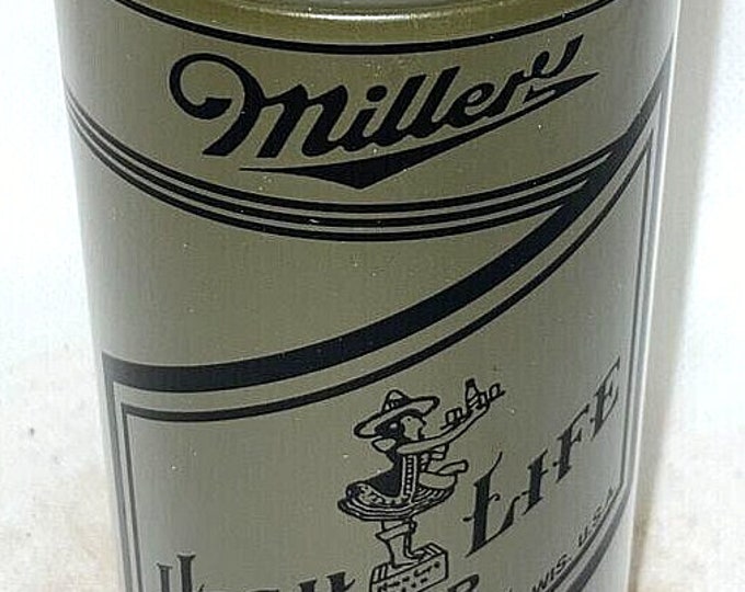 1944 World War II WW2 Miller High Life Olive Drab 12oz Beer Can REPLICA ...