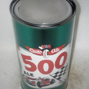 1940's Cook's 500 Ale Beer 12 FL OZ Straight Steel Flat Top Beer Can ...