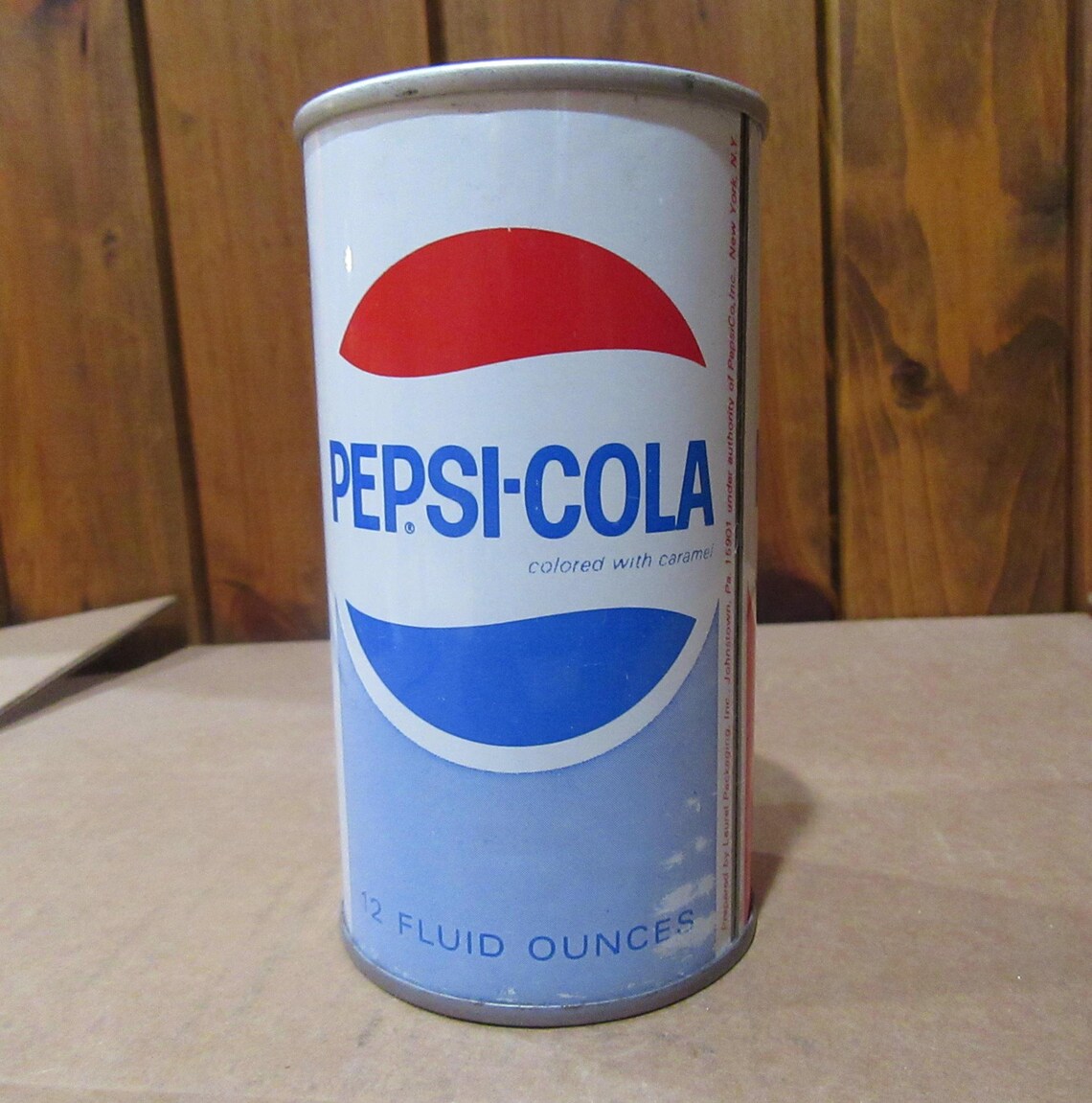 1970's Pepsi-cola Pepsi Soda 12 OZ Straight Steel Pull Tab Soda Can Top ...
