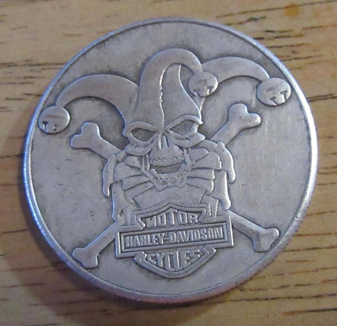 3 Different Harley Davidson Motorcycle Biker Coins for One Price US ...