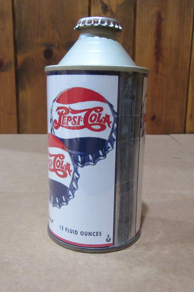 1948 First Made Pepsi Cola Can With the Cap NOVELTY / REPLICA Cone Top ...