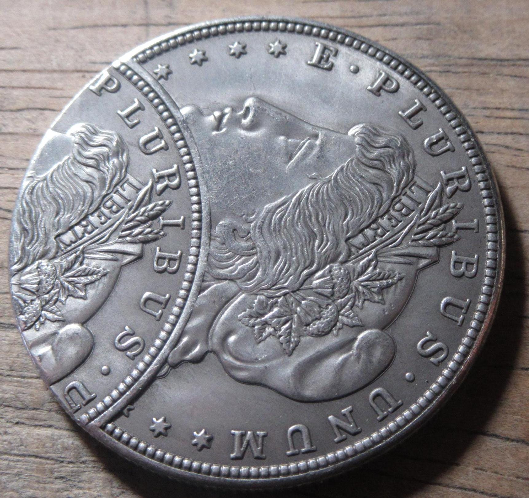 Hobo Nickel Coin: Double Strike Morgan Dollar Style, 2-face & 2-eagle ...