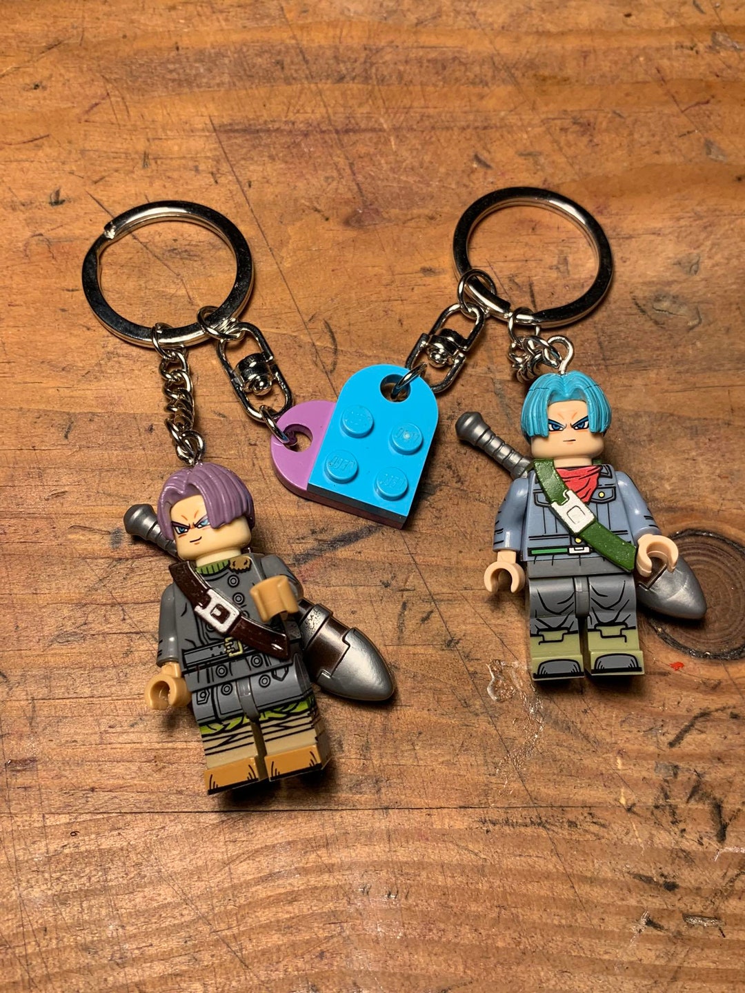 Dragon Ball Inspired Trunks Keychain DBZ Matching Anime Couple ...