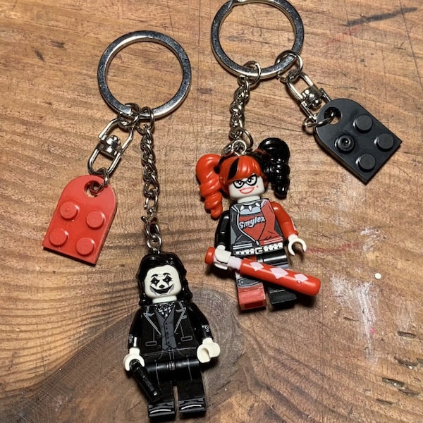 Custom Legos Minifigure Keychain - Etsy