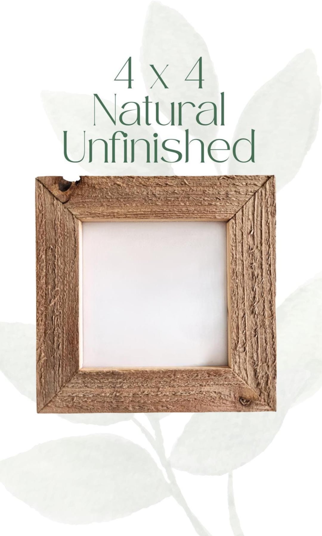 Unfinished Cedar Wood Frame: Rustic Handmade Picture Frame - Etsy