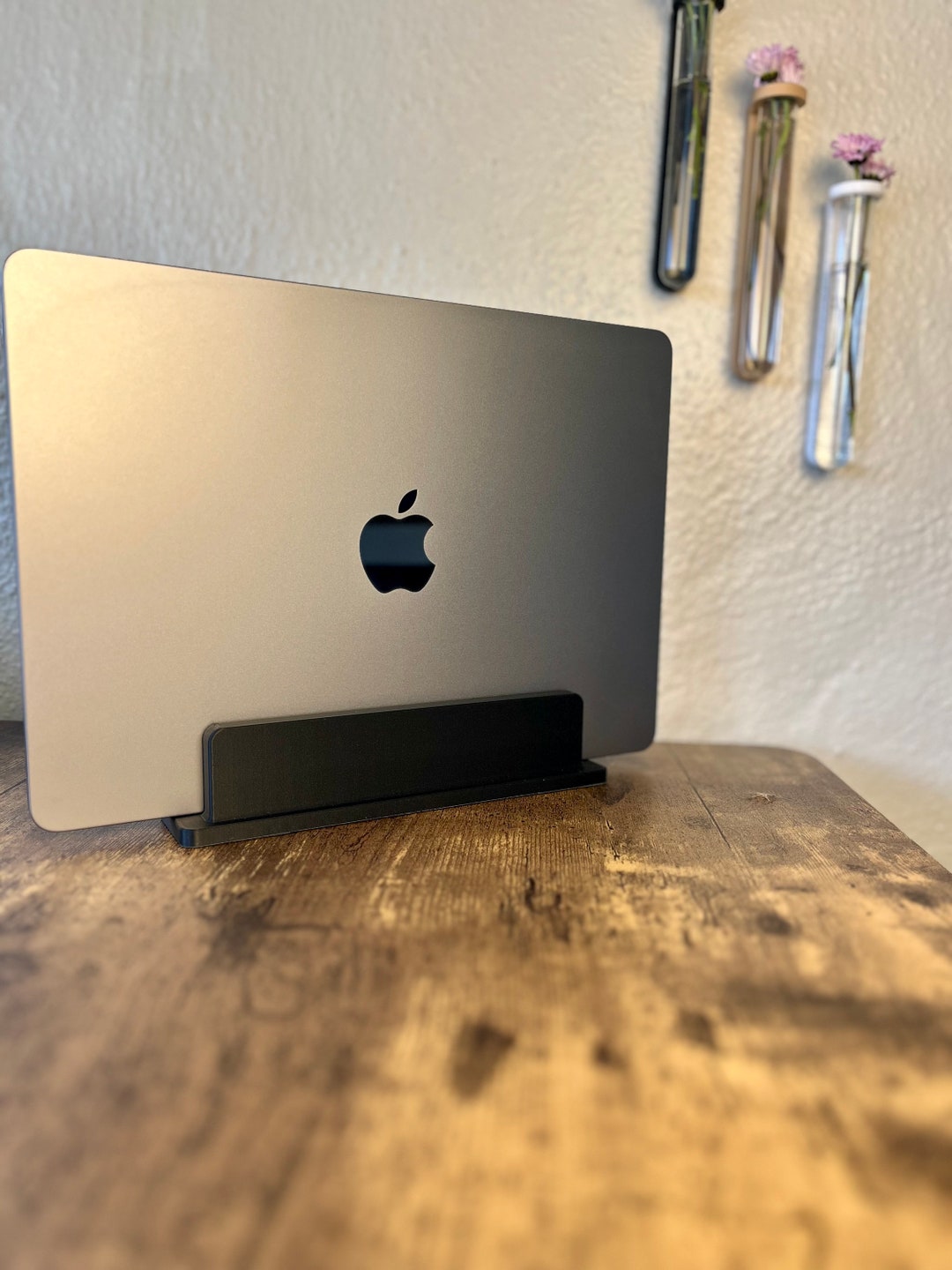Personalized Vertical Laptop Stand | Minimalist Design for MacBook and ...