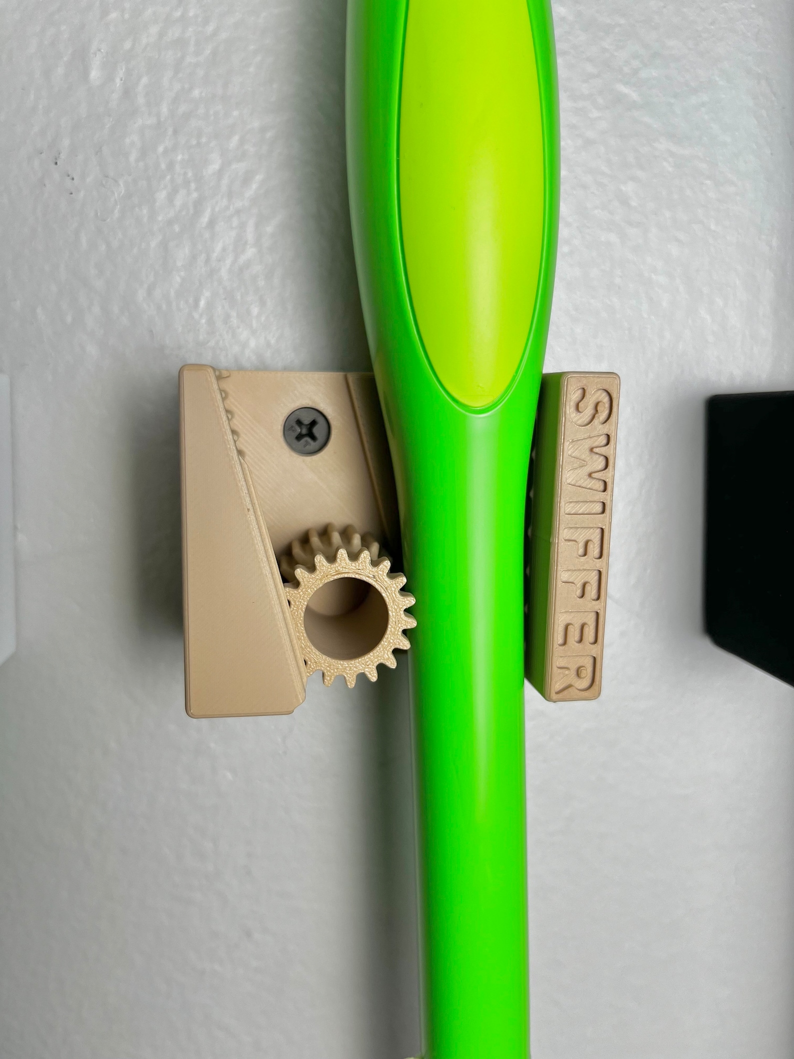 Wall Mounted Gravity Broom Holder: Custom Engraved Organizer - Etsy