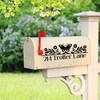 Custom Vintage Name With Arrow Mailbox Decal/mailbox Decal/fancy ...