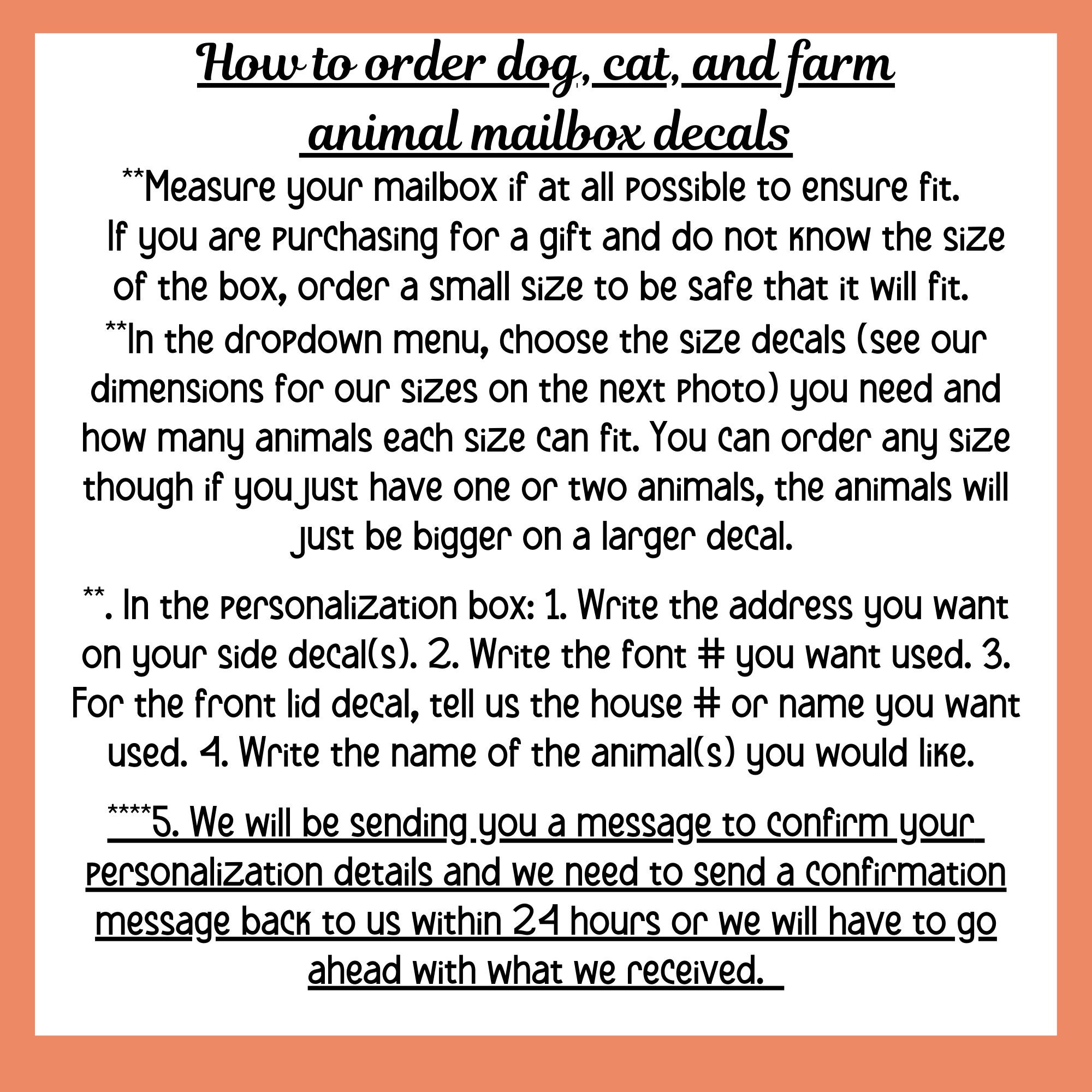 Custom Dog Breed Mailbox Decal/personalized Mailbox Decal/custom Dog ...