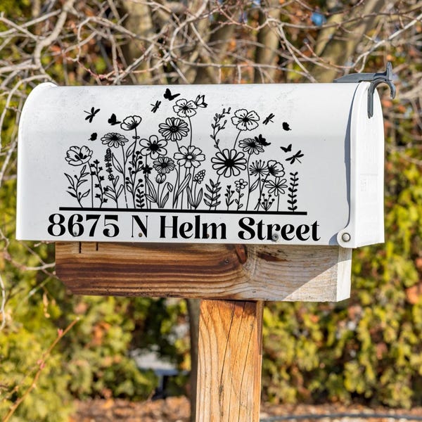 Mailbox Decal Svg - Etsy