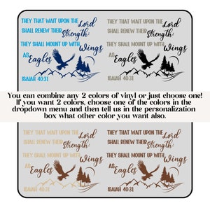 Isaiah 40:31 Vinyl Wall Decal/removable Vinyl Wall Decal/bible Verse ...