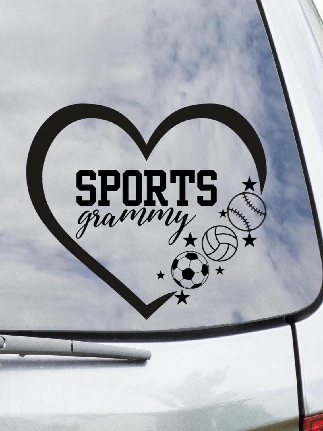 Sports Mom Vinyl Car Decal: Basketball Player Bumper Sticker - Etsy
