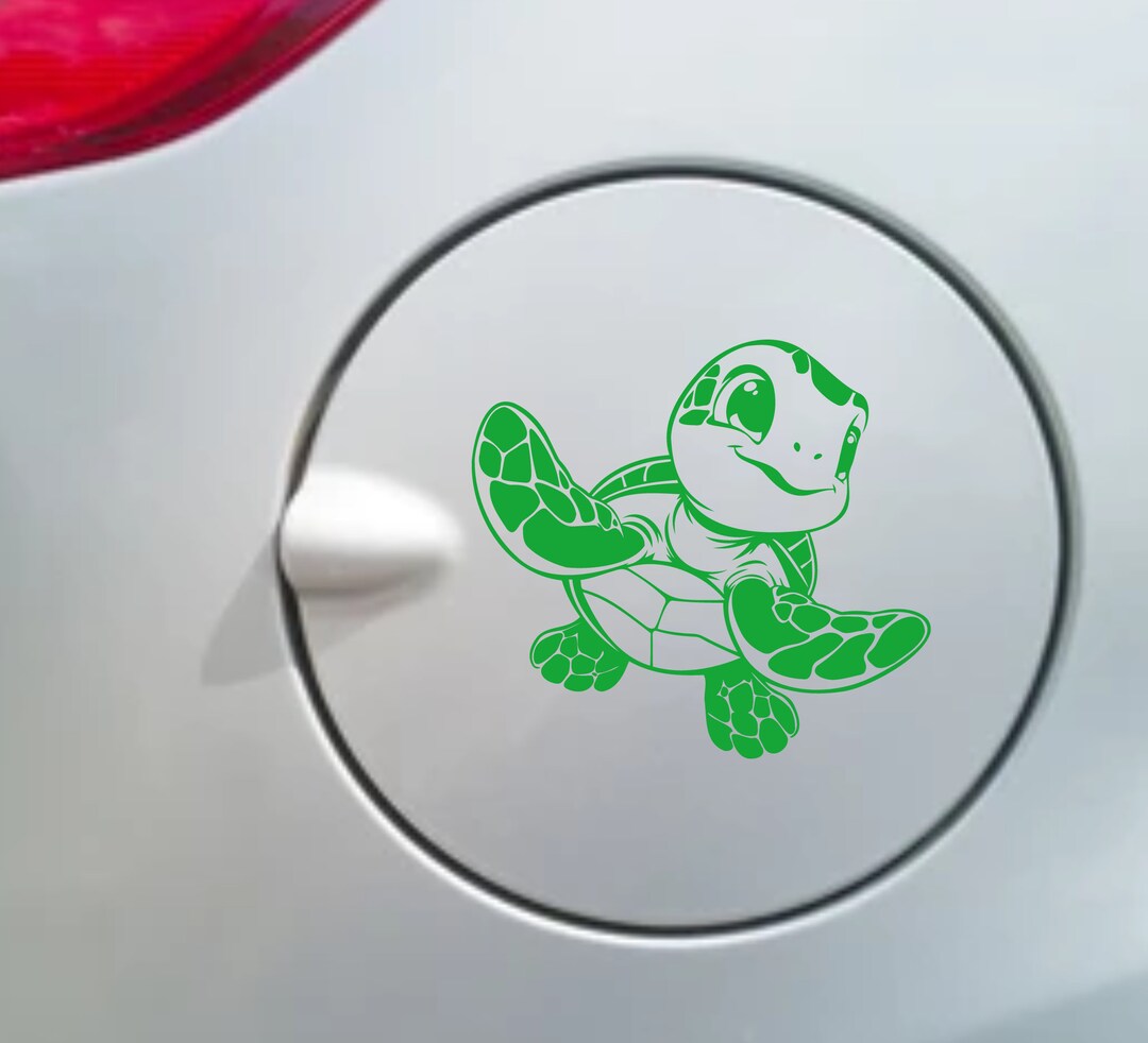 Sea Turtle Decal/sea Turtle Car Decal/turtle Bumper Sticker/turtle ...