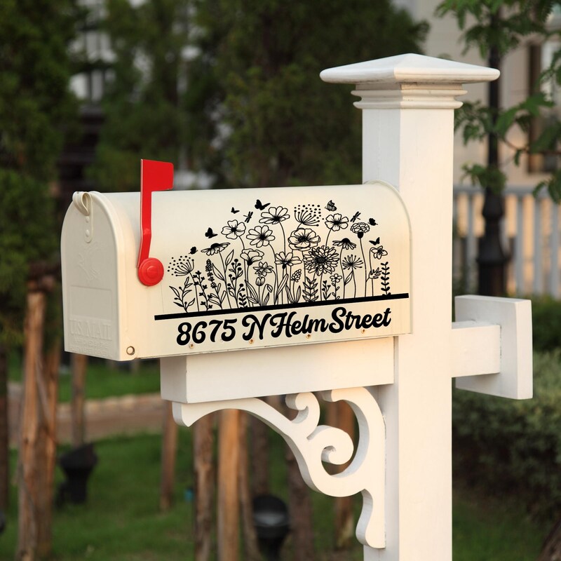 Mailbox Decal Svg - Etsy