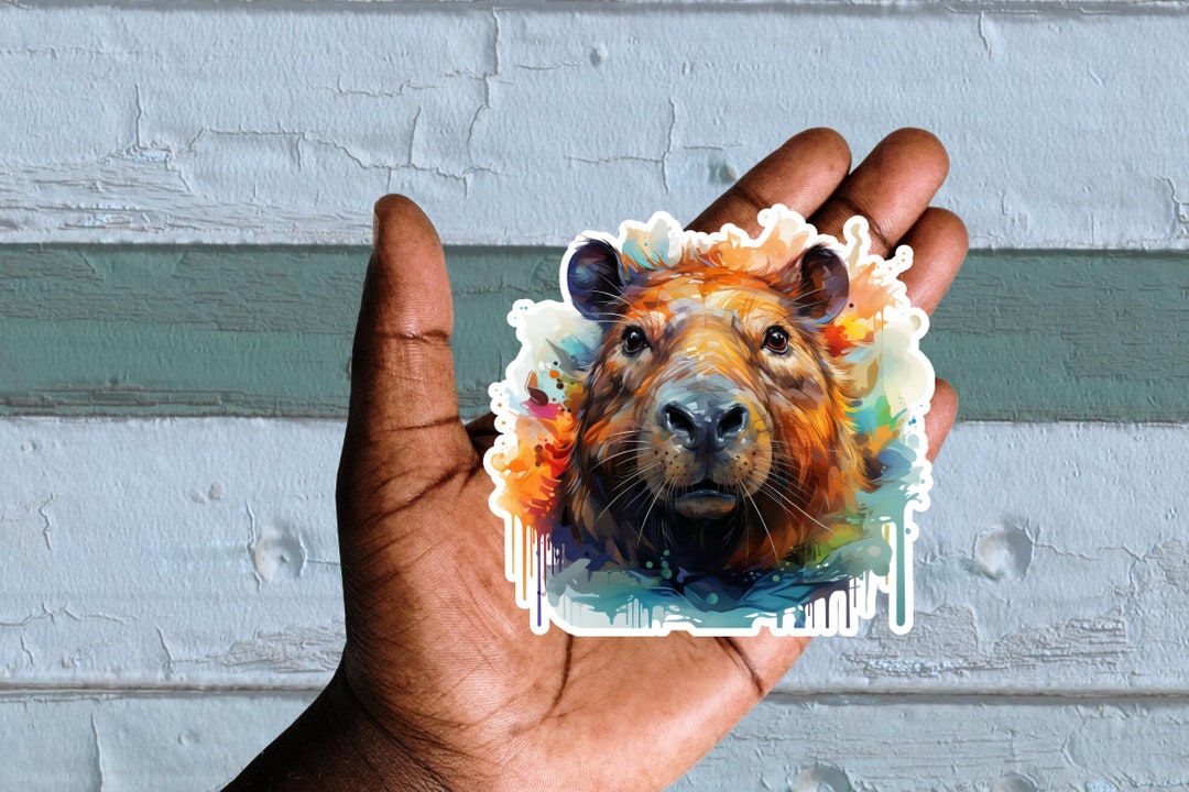 Capybara Waterproof Sticker/capybara Car Sticker/capybara Bumper ...