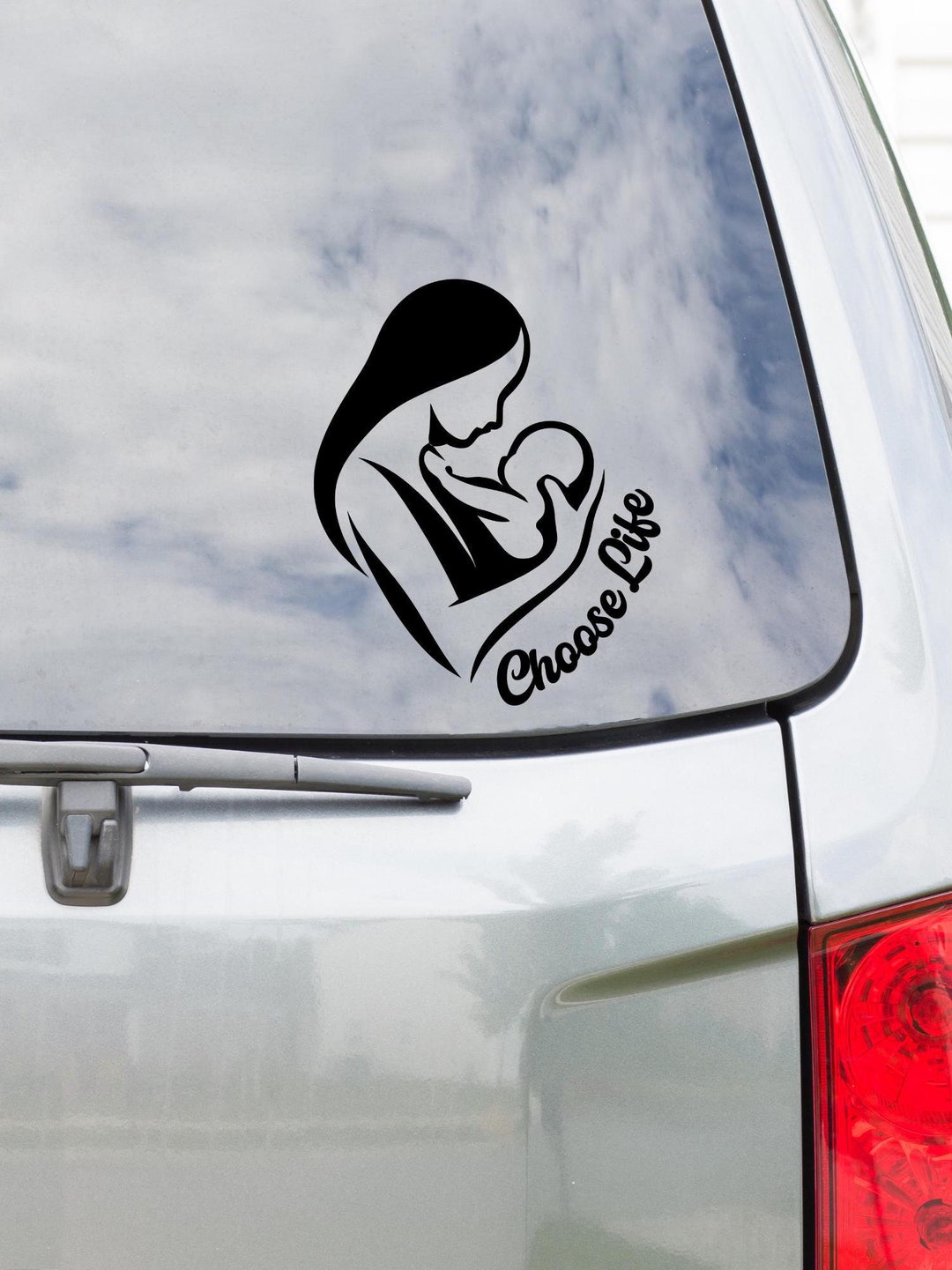 Choose Life Car Decal/prolife Bumper Sticker/prolife Decal for Car/mom ...