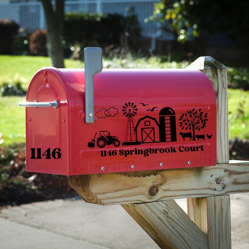 Mailbox Decals - Etsy