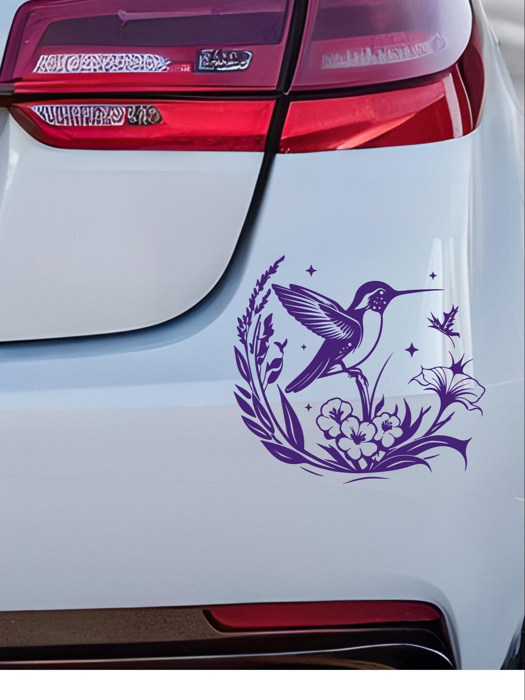 Hummingbird Car Decals/bird Auto Window Decals Bumper Mirror Stickers ...