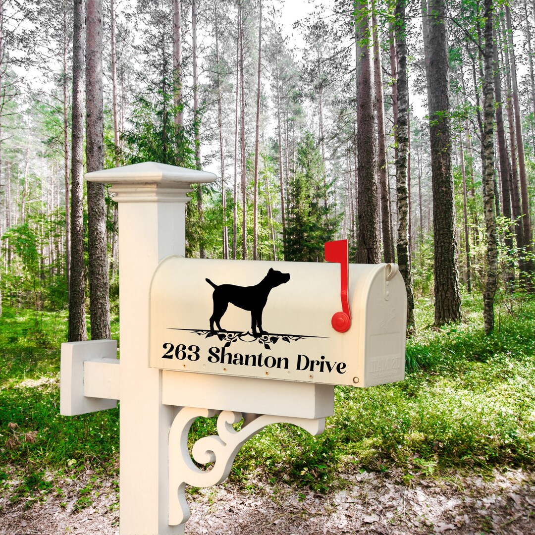 Cane Corso Mailbox Decal/custom Dog Breed Cane Corso Personalized ...