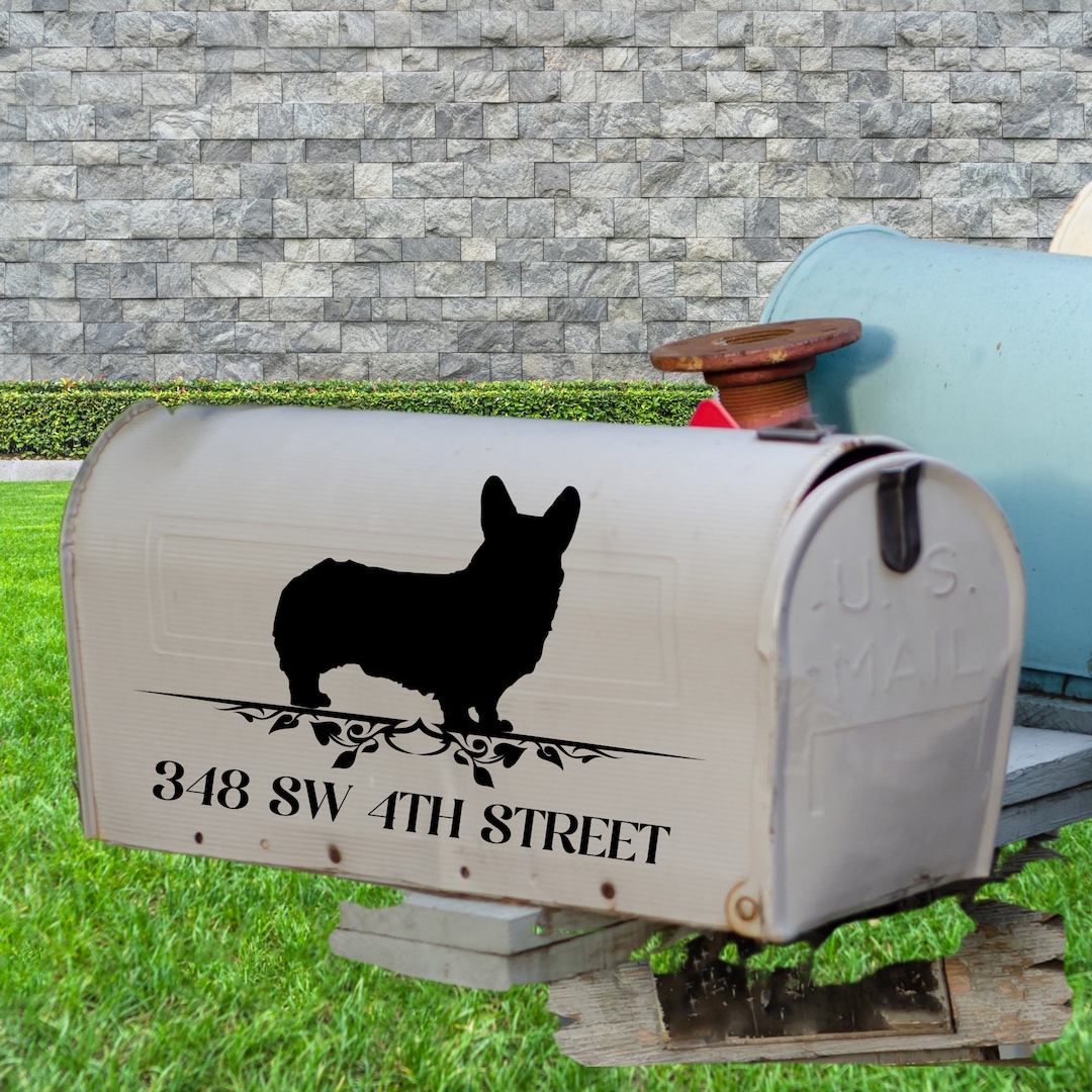 Custom Dog Breed Mailbox Decal/personalized Mailbox Decal/custom Dog ...