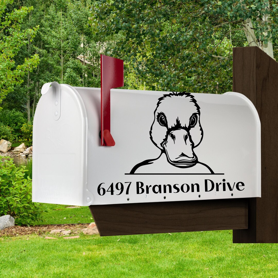 Custom Chicken Rabbit Cow Goat Duck Mailbox Decal: Rustic Farm Animal ...